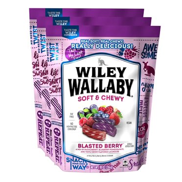 Wiley Wallaby Gourmet Allsorts Licorice, Assorted Flavors, Soft & Chewy ...