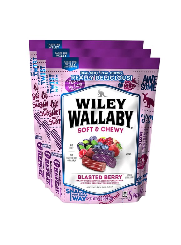 Wiley Wallaby Licorice in Gummy & Chewy Candy - Walmart.com