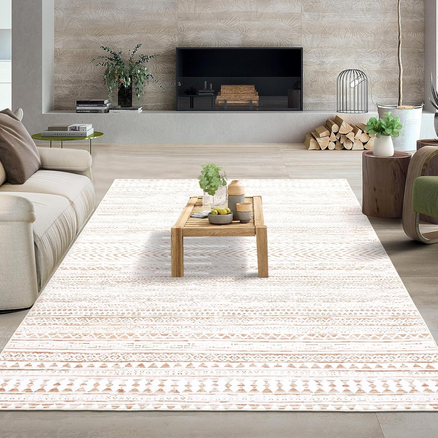 Click here for Twister. Ck Washable 9 X 12 Vintage Striped Area R... prices