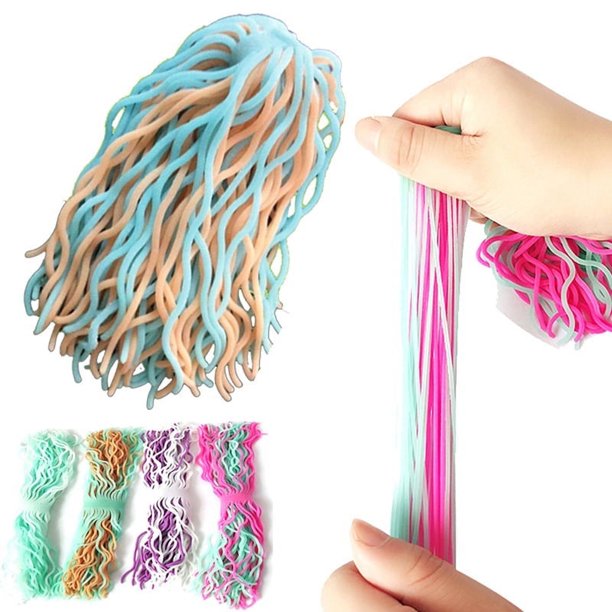 AMERTEER 1PC Hand Hyperflexion Stretchy Antistress Jokes Noodles Rope ...