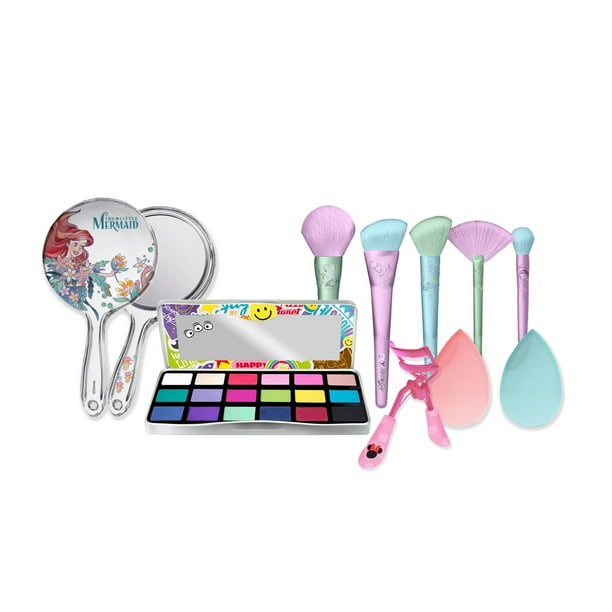 Disney - Set de Sombras 18 colores "Happy Faces", brochas para ...
