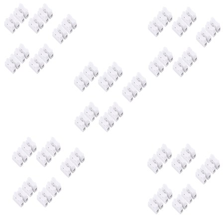 zanvin 50pc Push Quick Wire Cable Connector,2 Pin Push Quick Wire Cable ...