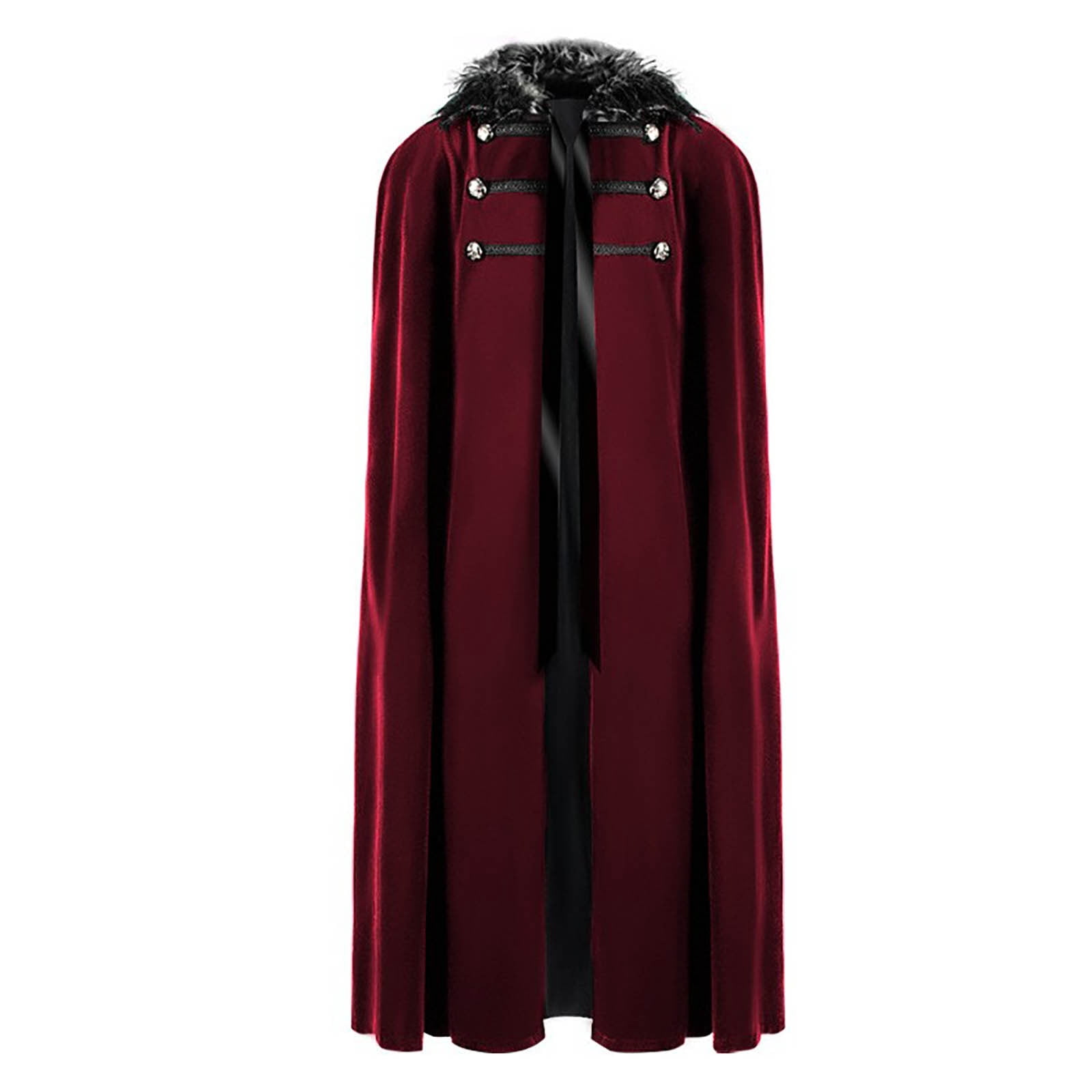 Odeerbi Rollback Cloak With Hood Cosplay Jedi Robe Solid Color Tunic ...