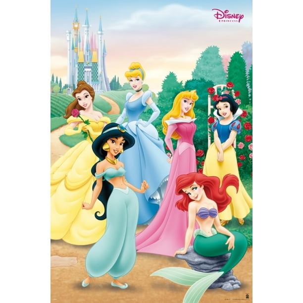 Disney Princess/ Pose Poster (24 x 36) - Walmart.com - Walmart.com