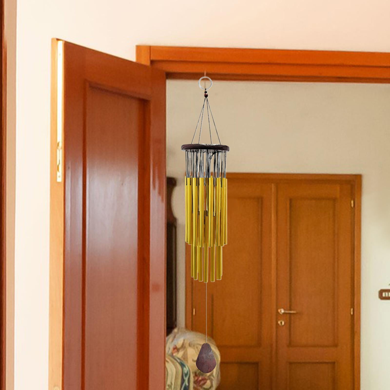Campanas de viento hechas a mano, 27 tubos, decoraciones de relajación ...