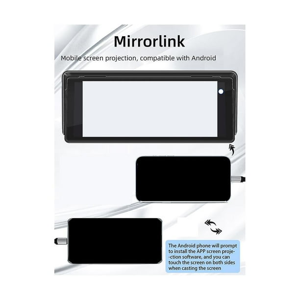 10.26inch Car Touch Screen Wireless Carplay Android Auto Car Portable ...