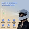 E6 Motorcycle Helmet HUD, Head Up Display, Bluetooth,GPS, CarPlay ...