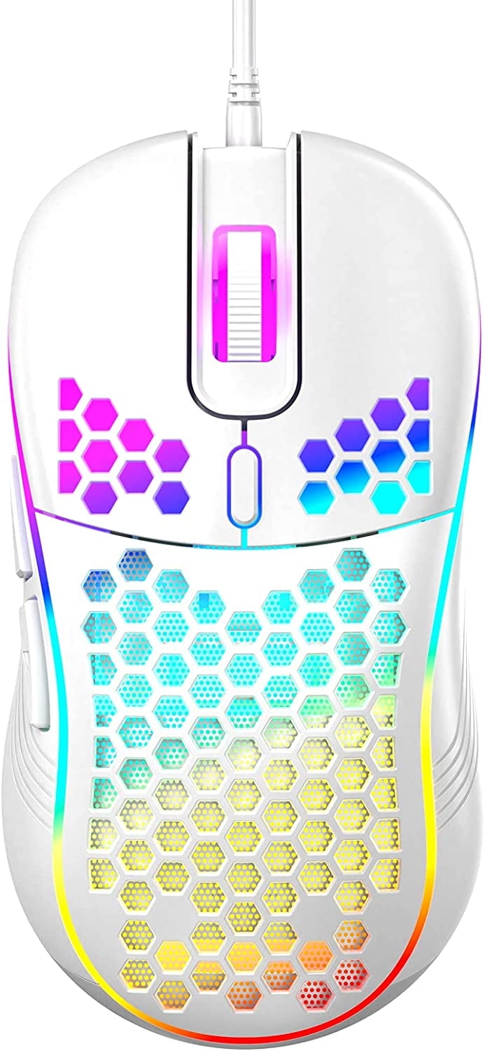 Honeycomb Wired Gaming Mouse, retroiluminacion RGB y 7200 DP Techsea Techsea | Bodega Aurrera en ...