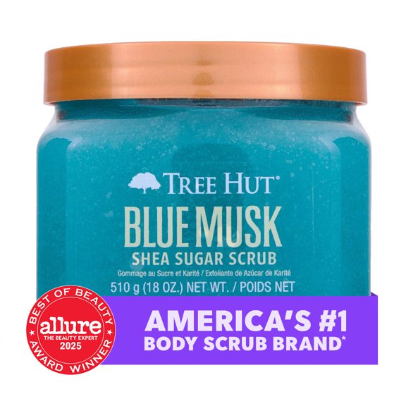 Tree Hut Sunlit Glow Shea Butter Sugar Body Scrub, 18 oz - Walmart.com