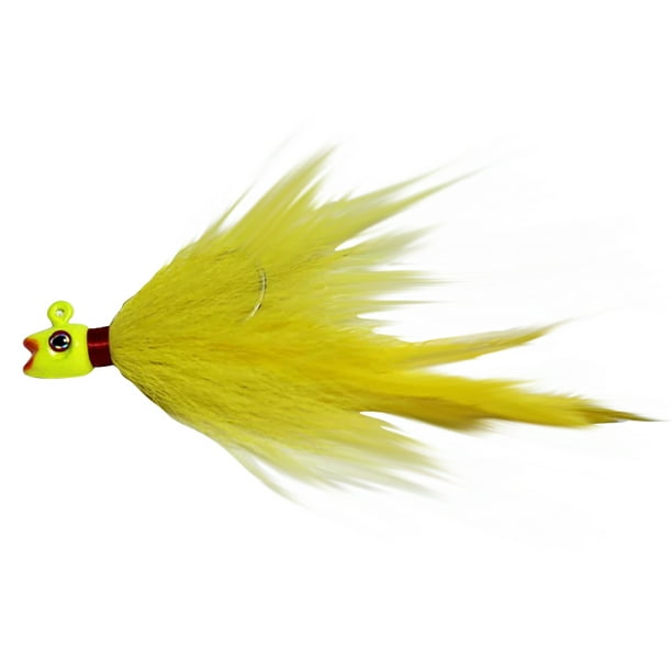 S&S Bucktails John Skinner Smiling Bill- 2oz- Yellow - Walmart.com