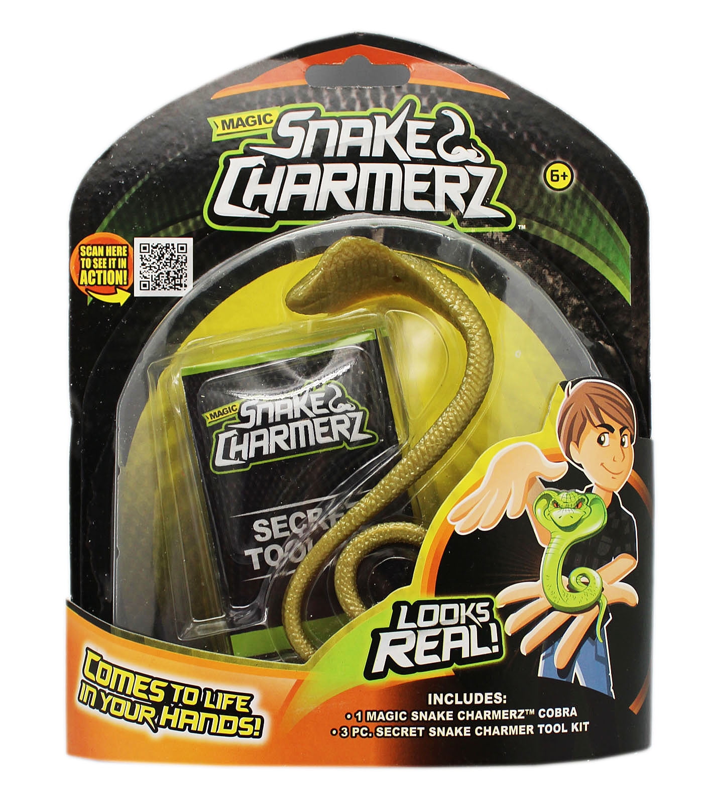 Snake Charmerz Magic Snake Toy (Gold) - Walmart.com