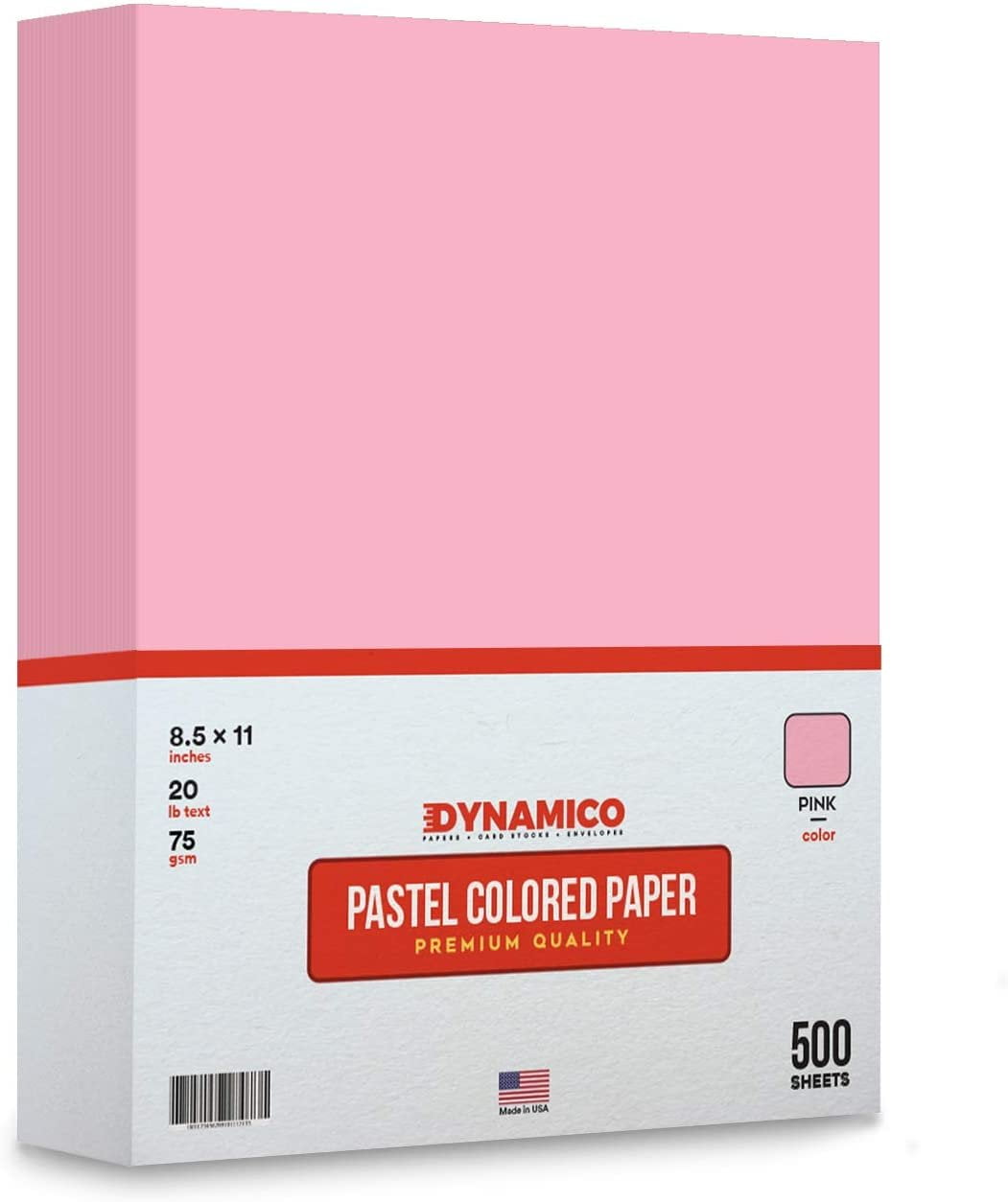 Pink 8.5 x 11" Pastel Light Color Regular Paper, Colored Lightweight ...