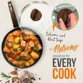 NutriChef 12Piece Set Brown Kitchenware Pots & Pans-Stylish Cookware ...