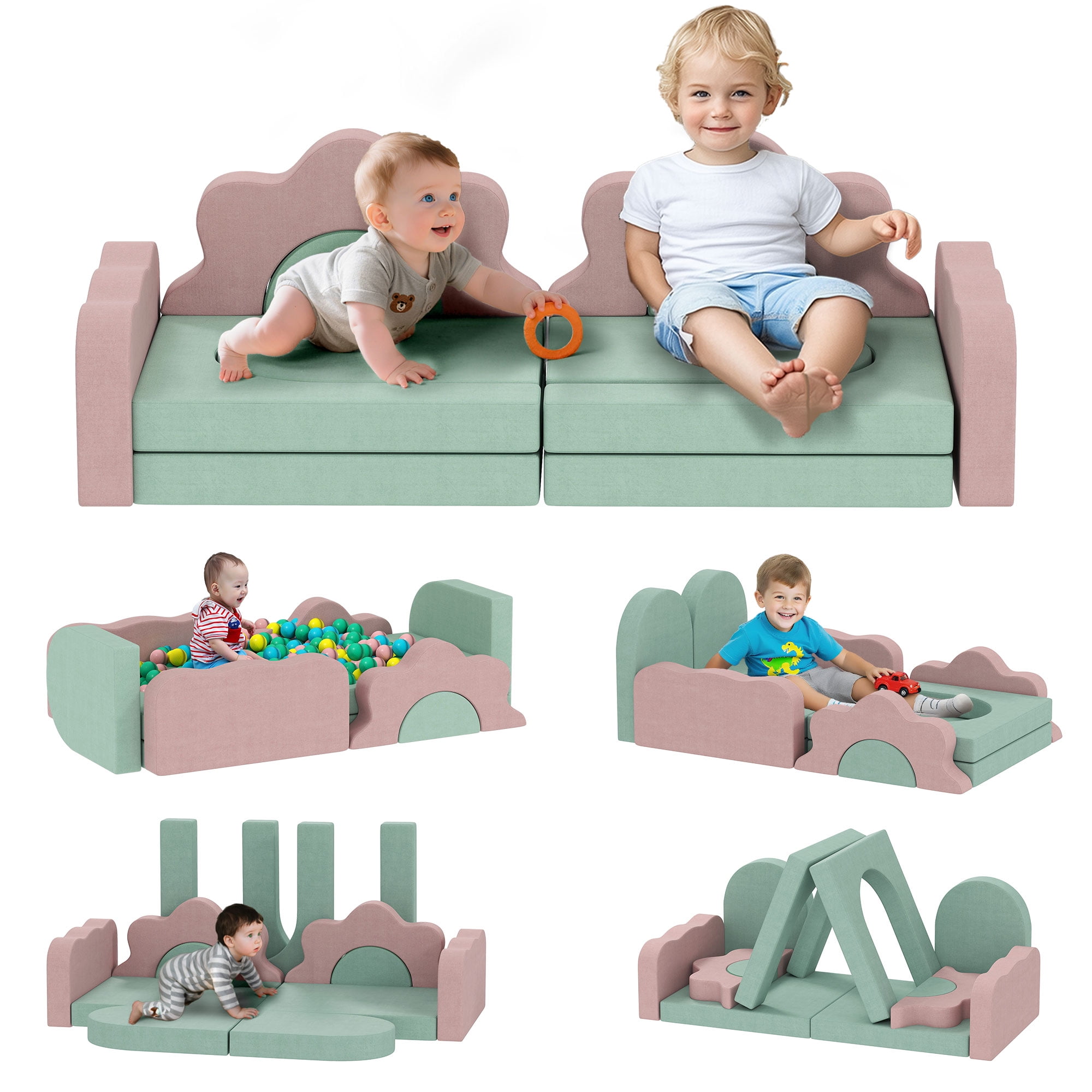 Click here for Qaba 12-Piece Climbing Toys For Toddlers  Foam Cli... prices