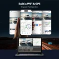 REDTIGER Dash Cam 4K Front and Rear WiFi GPS Car Camera for Parking ...