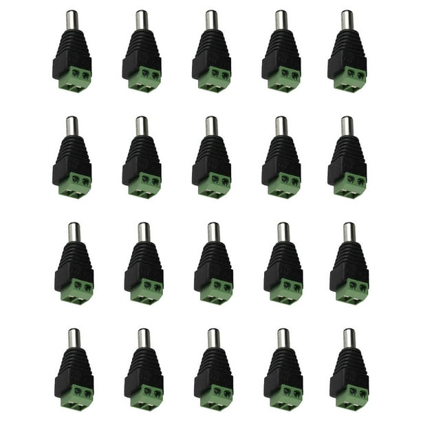 Goriertaly 20x Green Efficient Male Connector Plug Adapter For Various ...