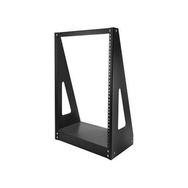 NavePoint 25U 2 Post Open Frame Server Rack for 19 Inch Equipment, AV ...