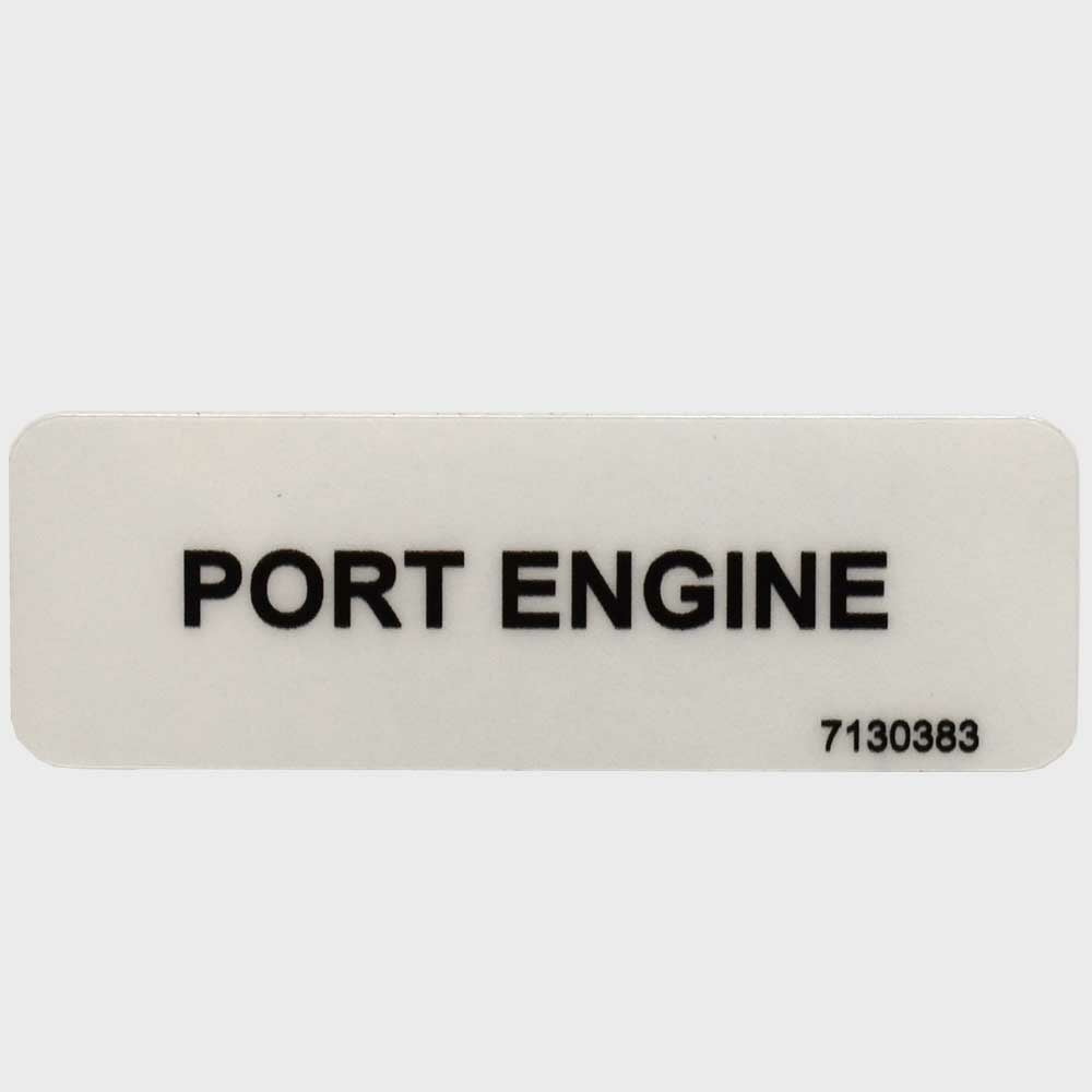 Marquis Boat Label Decal 7130383 | Port Engine Clear Sticker - Walmart.com