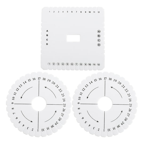 Frcolor Cord Beading Disc Bracelet Thread Disk Weaving Kumihimo ...