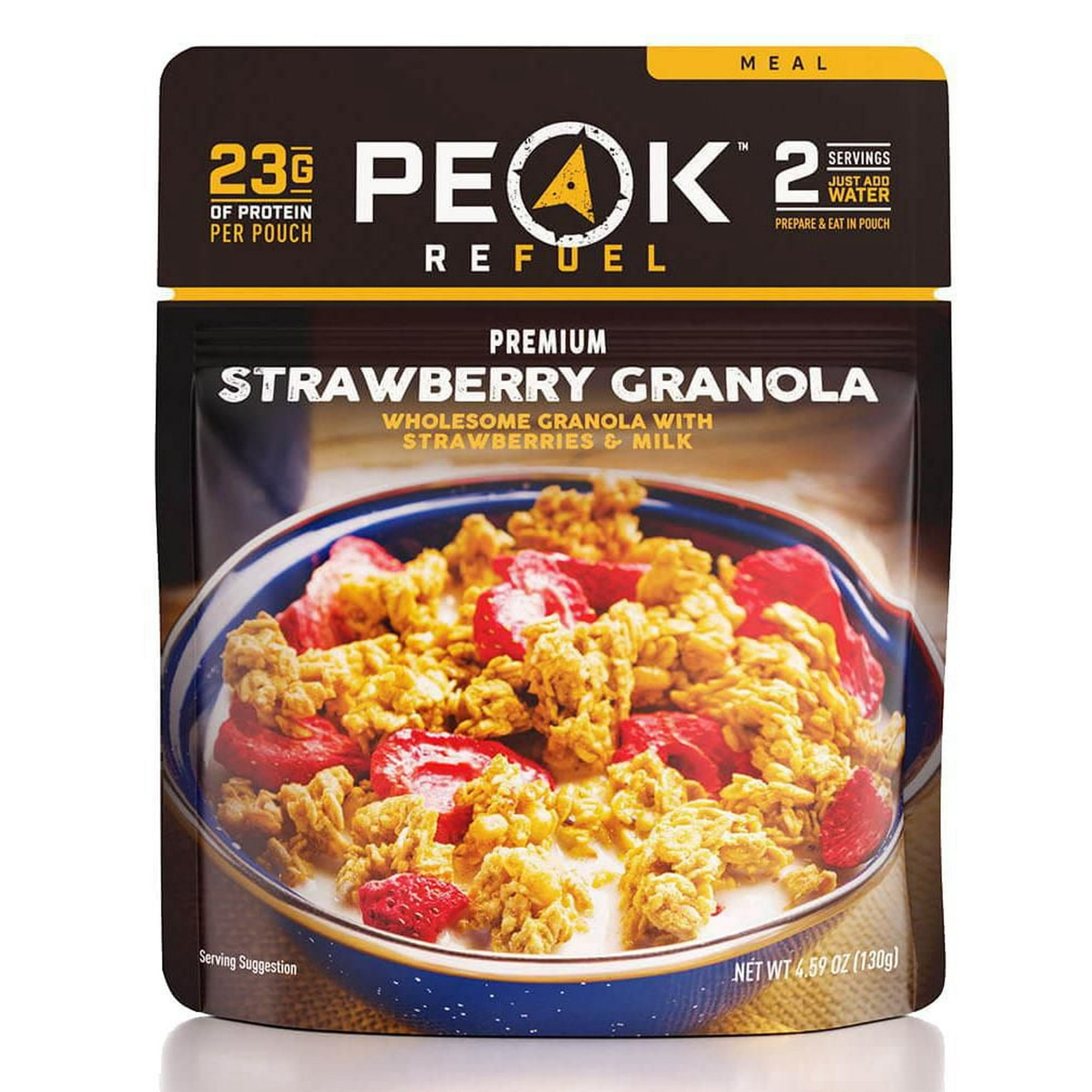 Click here for Peak Refuel Strawberries And Granola - Pouch 2 Ser... prices