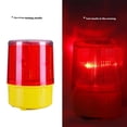 YIGSECU Lamp Solar Powered LED Warning Light Road Traffic Barrier ...