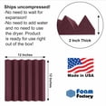 Foam Factory Inc 24 Pack Color Acoustic Foam Panel Studio Soundproofing ...