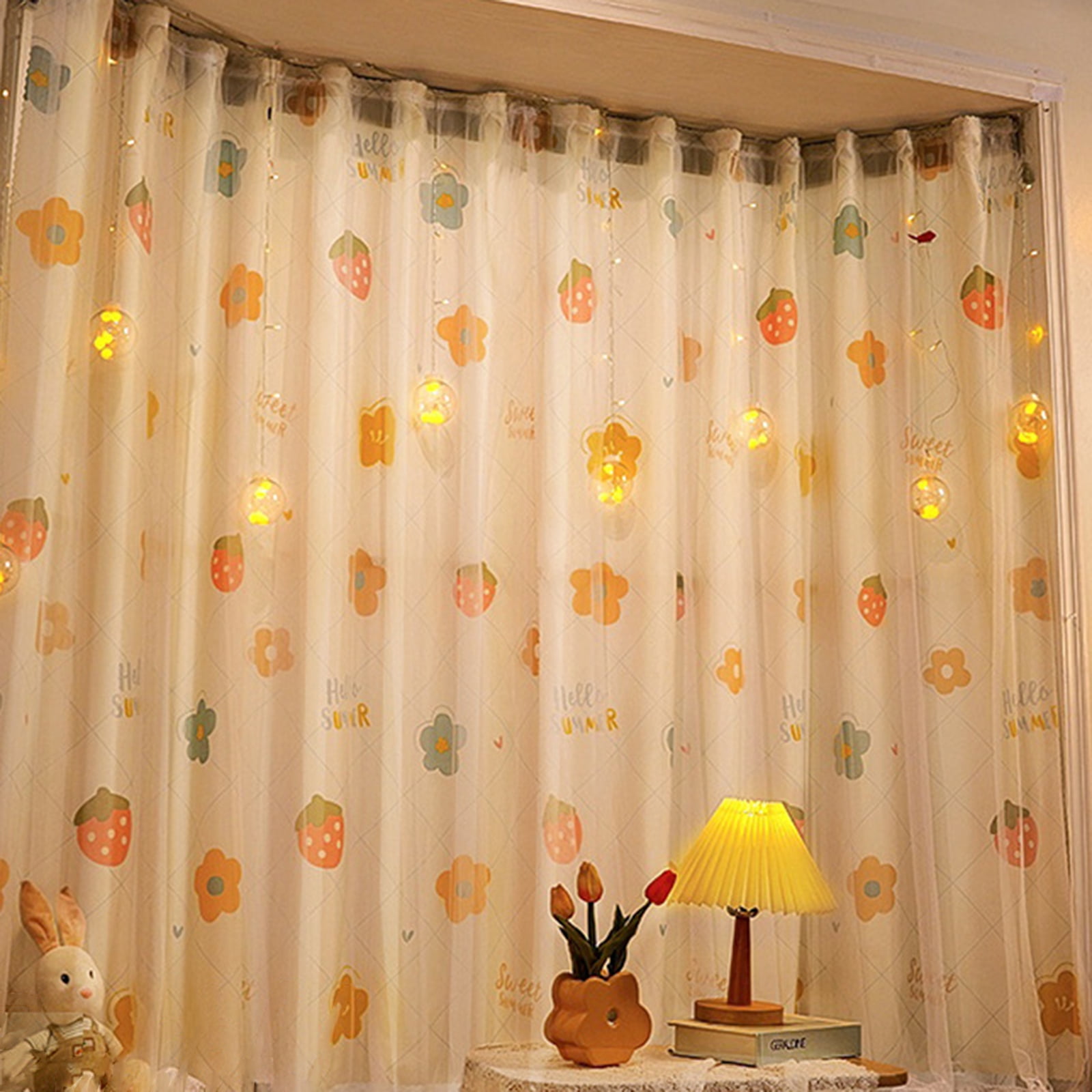 Fresh Velcro Curtains Windows Soundproof Shading Cloth Curtains 1Pcs ...