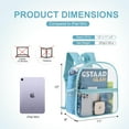 Clear Stadium Backpack 12x6x12 Small Clear Bag Stadium Approved Great ...