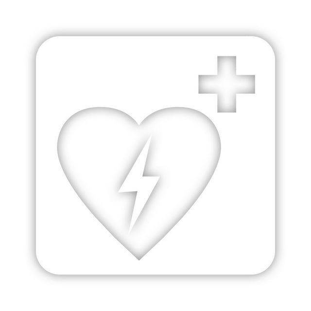Defibrillator Sticker Decal Die Cut - Self Adhesive Vinyl ...