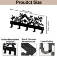 Iron Wall Mounted Hook Hangers Decorative Organizer Rack with Screws 5 ...