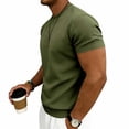 cfhntfmh Men's Muscle T-Shirts Crew Neck Knit Shirt Short Sleeve Tee ...