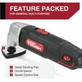 Hyper Tough Corded Oscillating Multi-Tool 2.1 Amp Variable Speed with ...