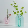 Sunjoy Tech Transparent Flower Vase Aesthetic Floral Arrangement ...