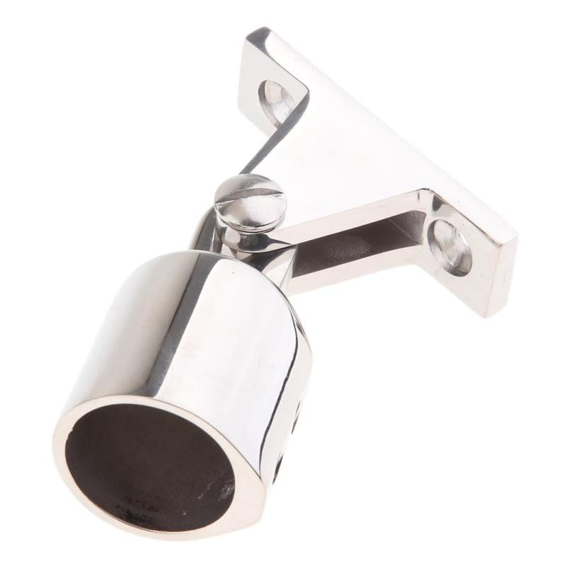 Buy Stainless Steel Bimini Pipe Eye End 1 Tube Deck Hinge Top Fitting ...