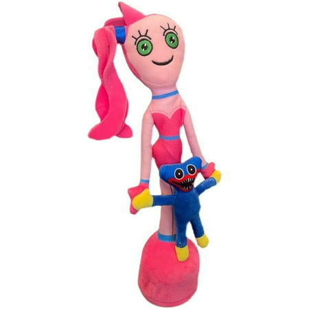 QINXIN Poppy Playtime Poppy Mother Son Plush Doll Toy Wriggle Talking ...