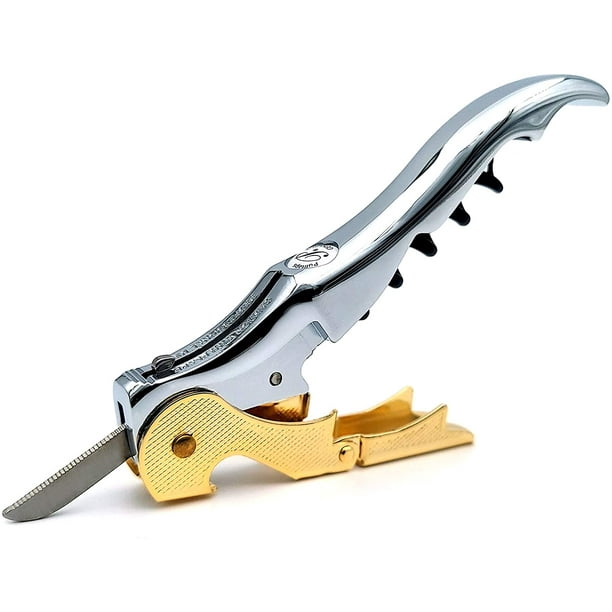 Pulltap's Genuine Slider Boss 150 Corkscrew Wine Key Bottle Opener (Cromado-Oro-Chrome-Gold ...