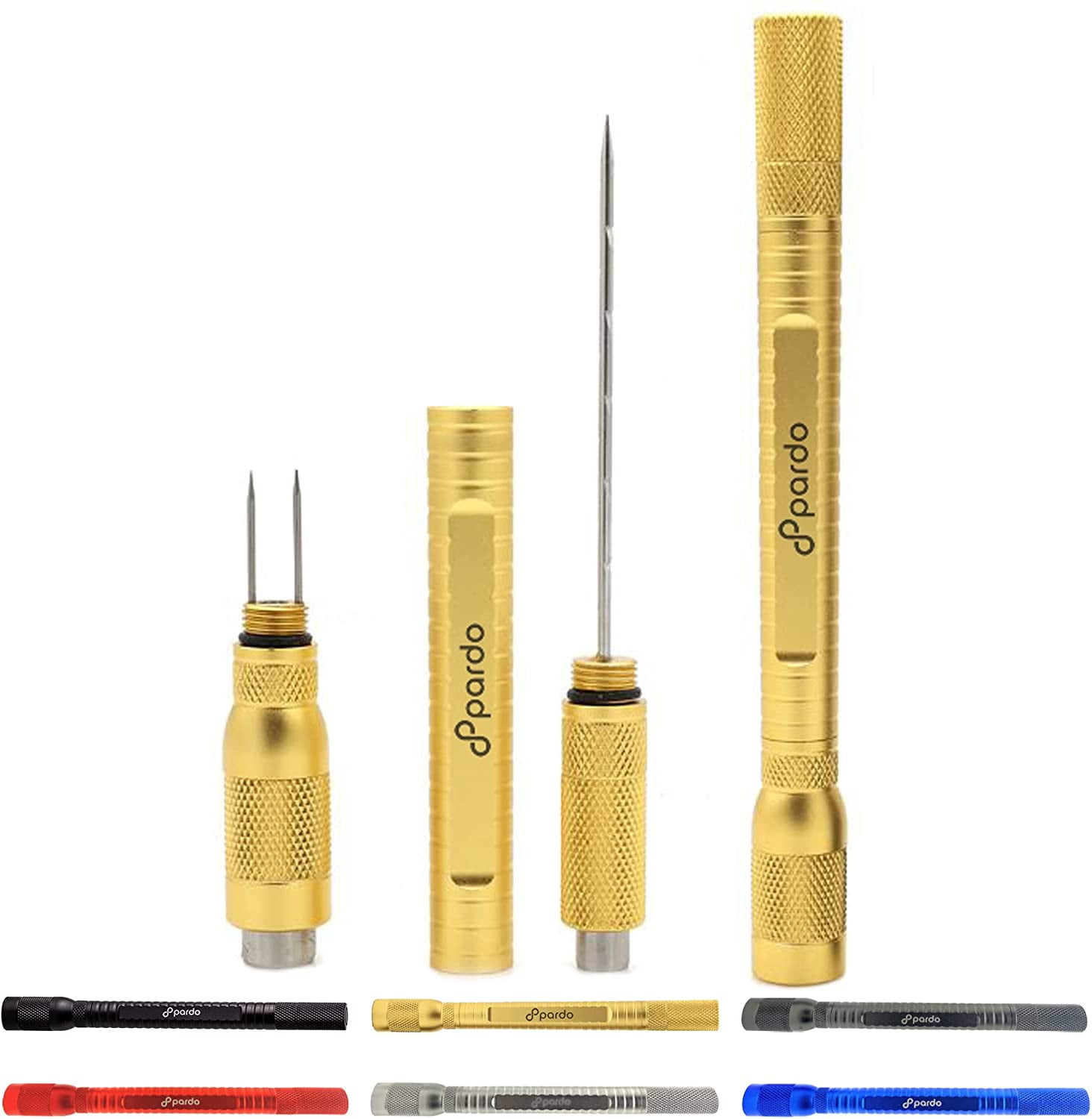 Pardo Cigar 4-in-1 Multitool, Dual Size Cigar Punch with Cigar Draw ...