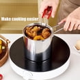 304 Stainless Steel Multifunctional Fryer, Stove Top Deep Fryer with ...