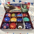 2026 America 250 Years Of Freedom Dumpling Squishy Jumbo Soft Squishy