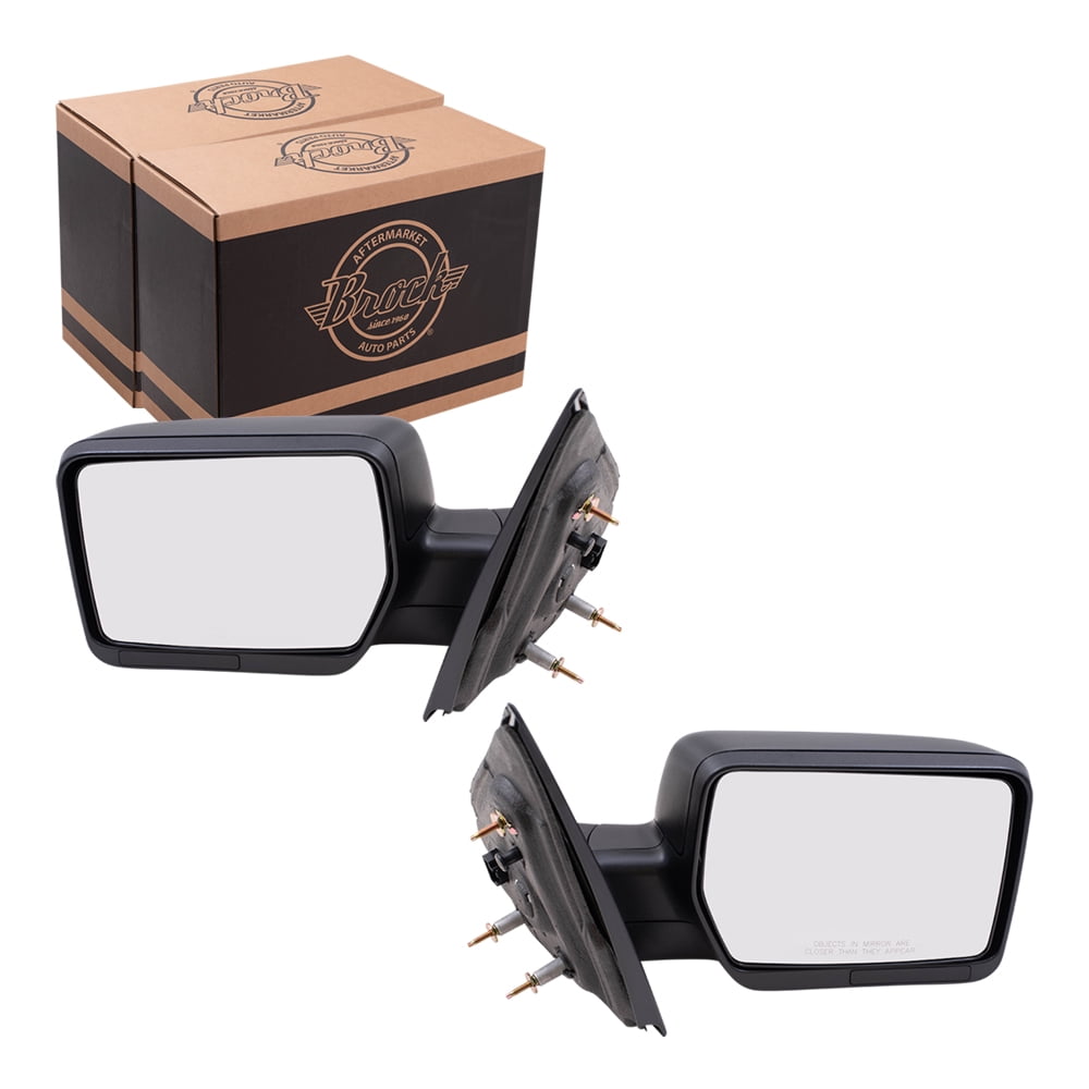 Driver and Passenger Power Side View Mirrors Pedestal Type Replacement ...