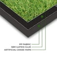 Superior Waterproof 1' x 1', Indoor/Outdoor Artificial Grass Area Rug ...