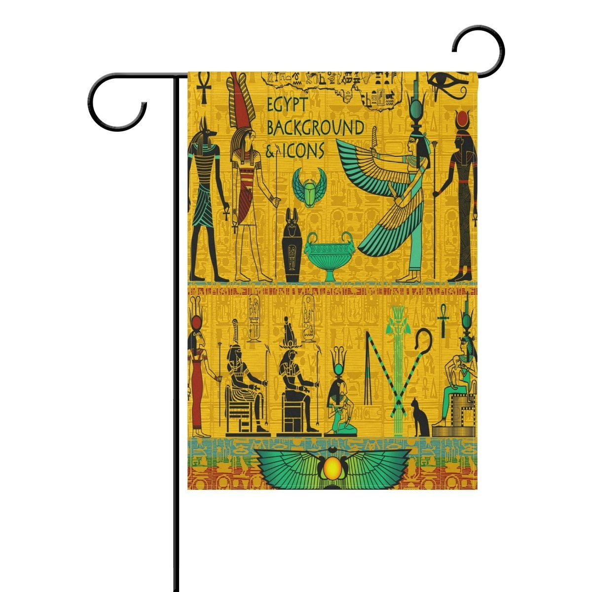 POPCreation Ancient Vintage Egyptian Papyrus Culture Garden Flag ...