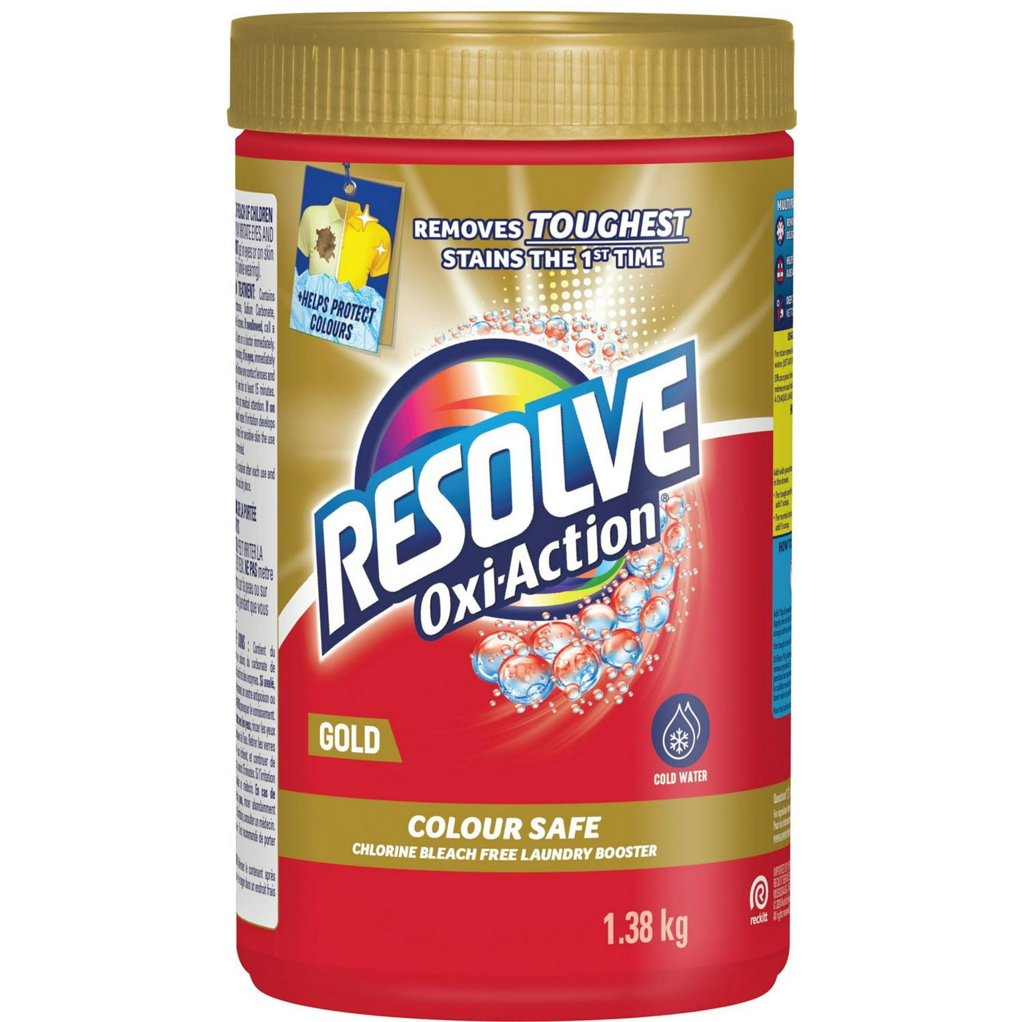 Click here for Resolve In Wash Powder - Gold Oxi-Action 1.38 Kg 1... prices