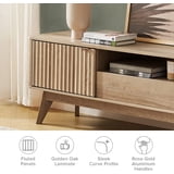 Mopio Brooklyn Mid-Century Modern 47" TV Stand for TVs up to 50", Oak ...