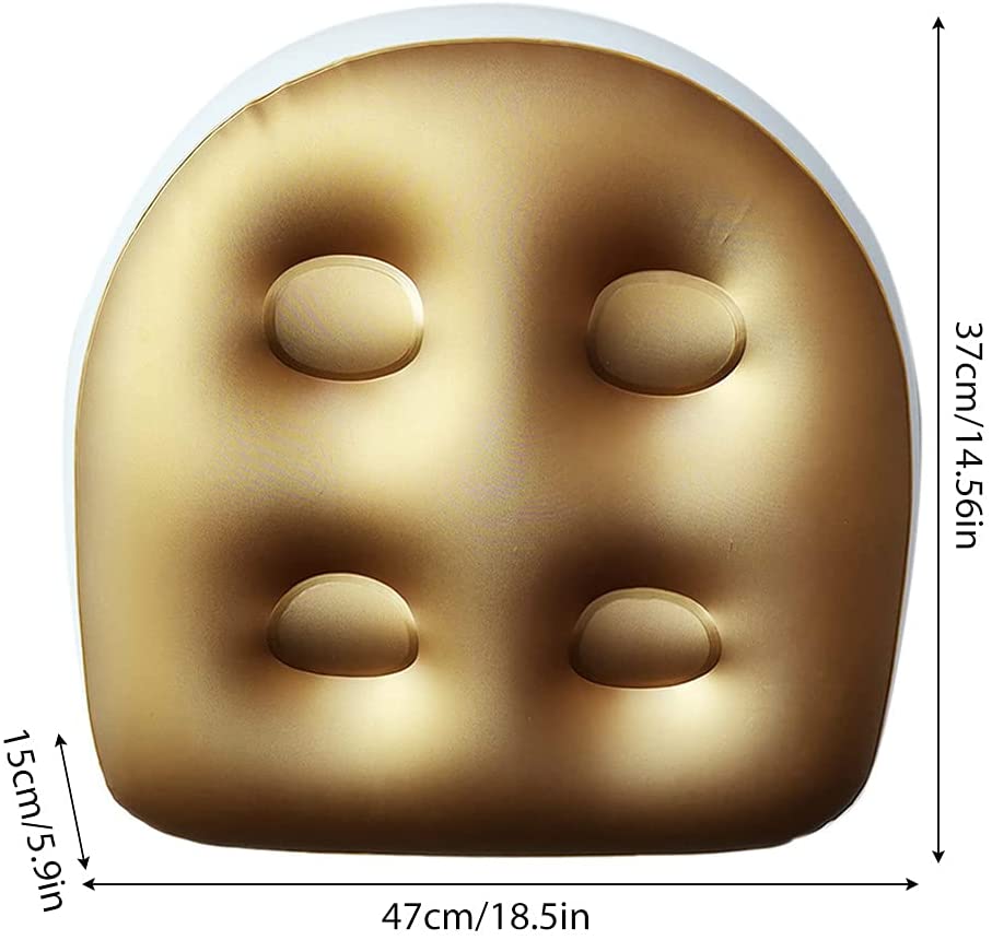 Niyofa Spa and Hot Tub Booster Seat Pad with Suction Cup, Inflatable ...