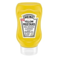 Heinz 100% Natural Yellow Mustard14 oz Bottles (Pack of 12) - Walmart.com