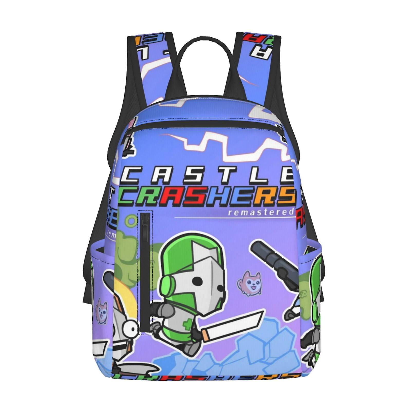 Castle Crashers Lightweight Backpack Student Bookbag School Bag Satchel ...