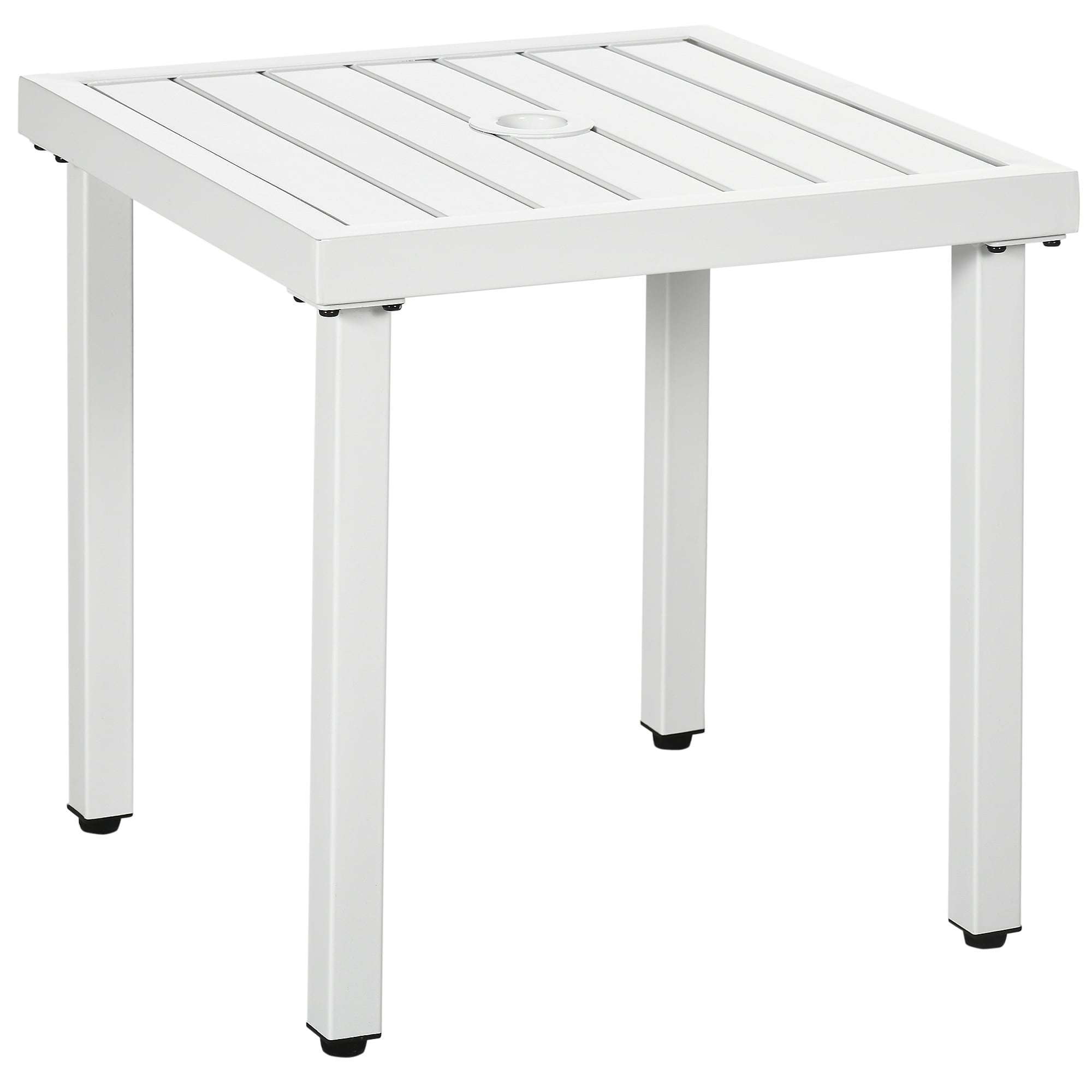 Click here for Outsunny Garden Side Table Coffee Table With Umbre... prices