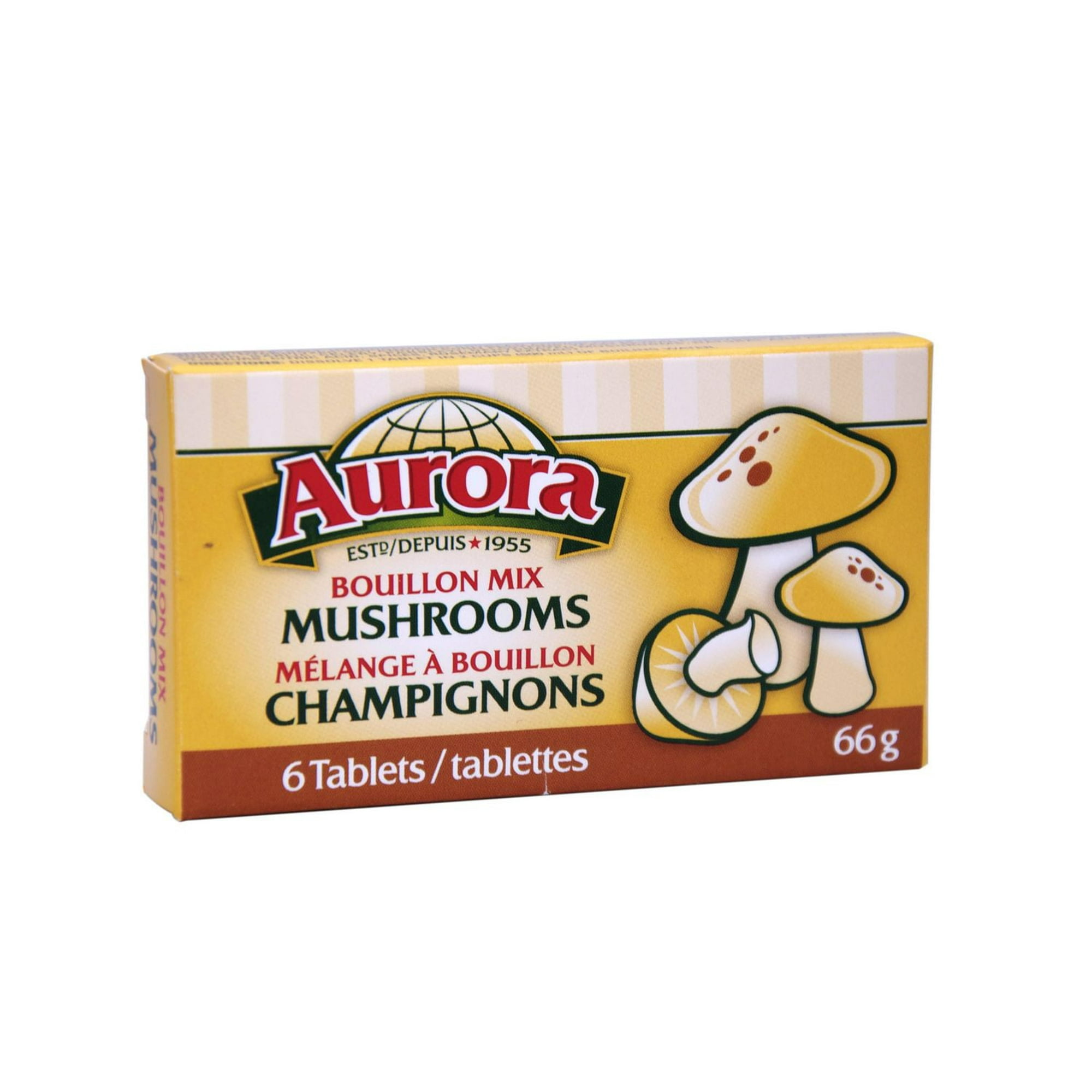 Click here for Aurora Bouillon Mix Mushrooms Tablets 66 G prices
