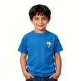 Boys Girls Youth Summer Tees Soft Polyester Blend Palm Tree Print Beach ...